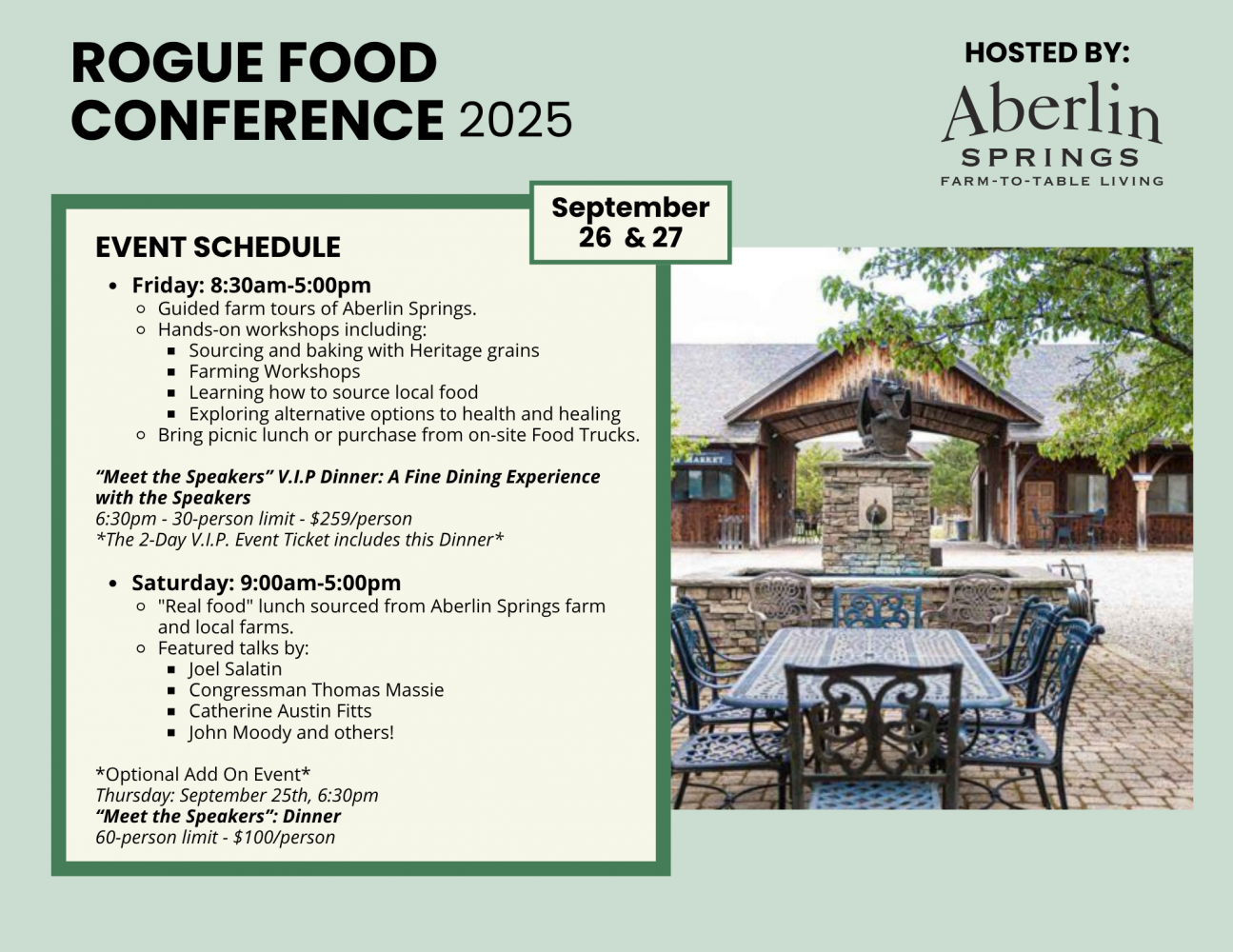 Rogue Food Conference - Warren County | Ohio's Best Vacation Destination
