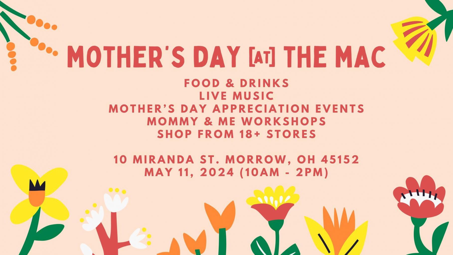 Mother's Day @ The MAC - Warren County | Ohio's Best Vacation Destination