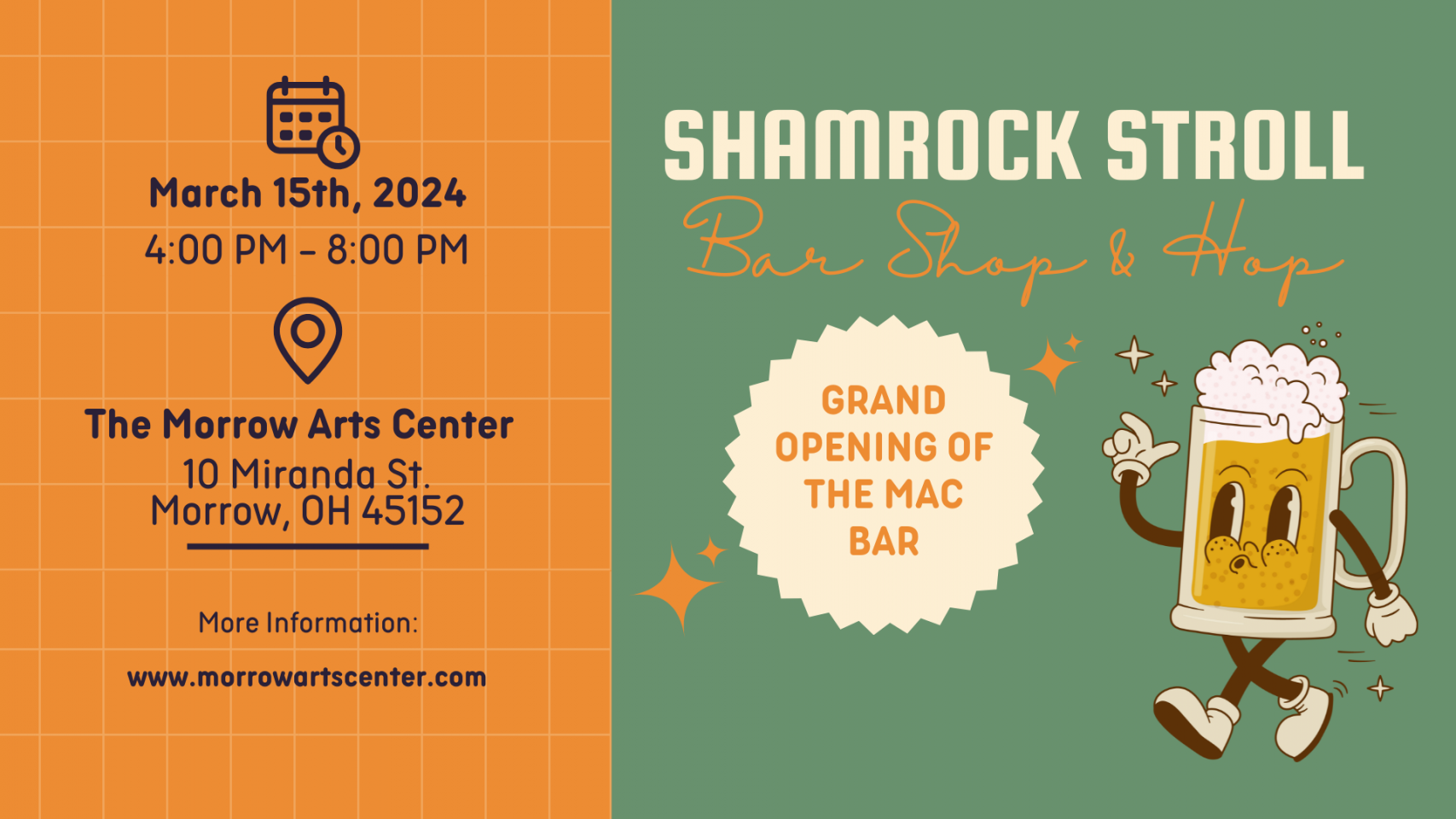 Shamrock Stroll: St. Patrick's Day Bar & Shop Hop - Warren County ...